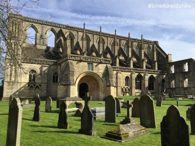 The beautiful market town of Malmesbury in the southern Cotswolds in ...