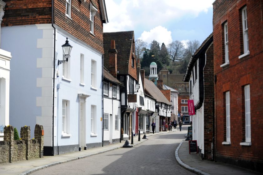 Godalming in Surrey, an ancient and pretty town, and a popular place to ...