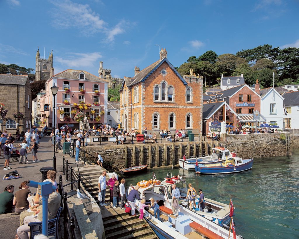 The beautiful harbour town of Fowey sits in an Area of Outstanding ...