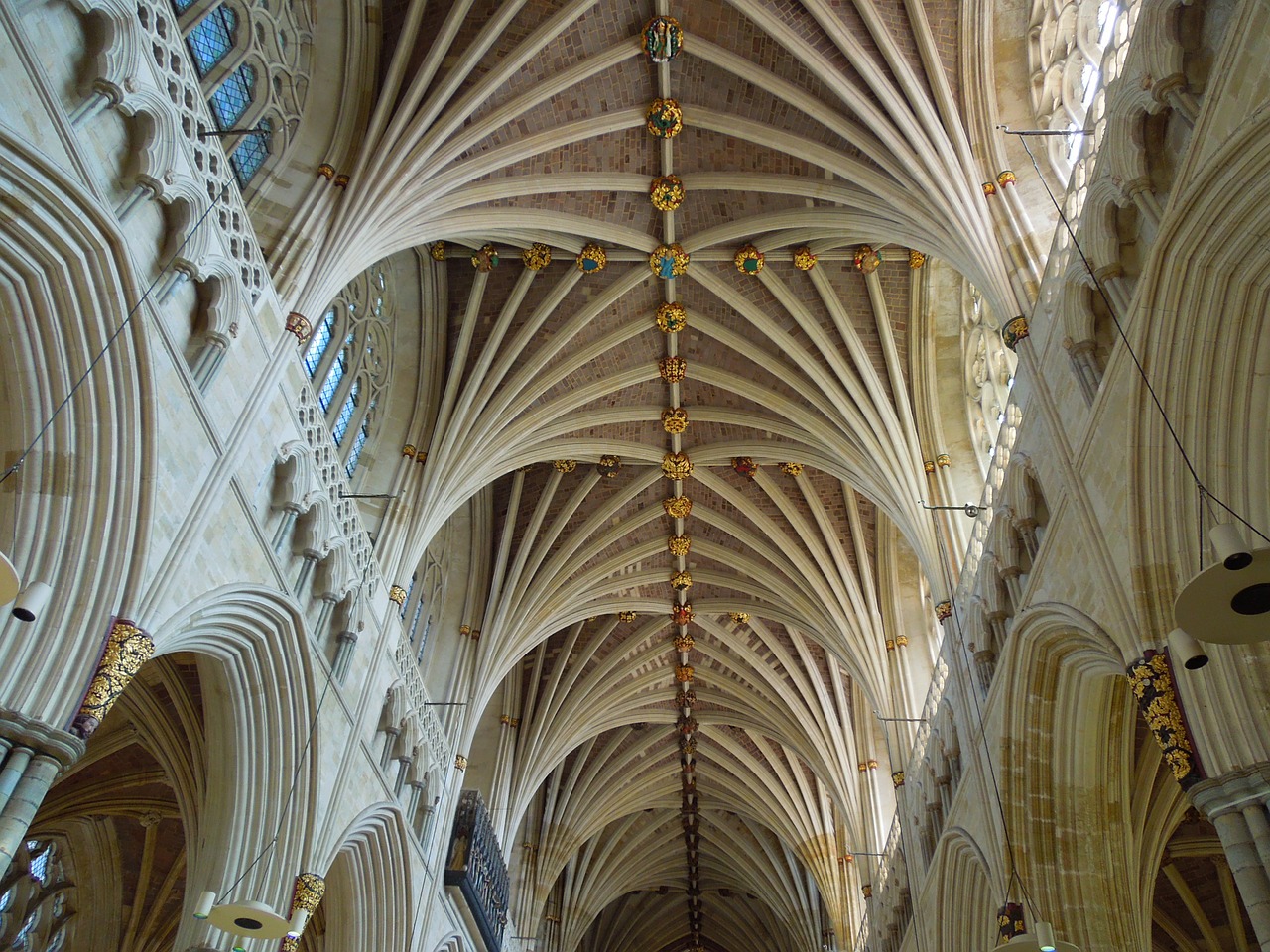 Exeter Cathedral vaulted roof by kultournatour on pixabay | Discover ...